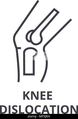 Knee dislocation. Lateral trauma to the knee, torn collateral ligaments ...