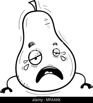 A cartoon illustration of a pear crying Stock Vector Image & Art - Alamy