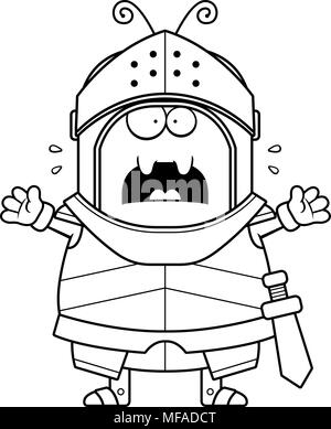 A cartoon illustration of a ant looking scared Stock Vector Image & Art ...