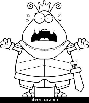 A cartoon illustration of a ant looking scared Stock Vector Image & Art ...