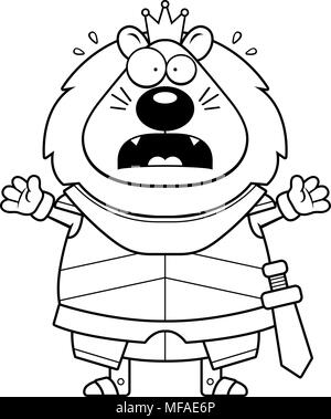 A cartoon illustration of a lion panicking Stock Vector Image & Art - Alamy