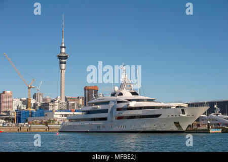 The Super luxury yacht Vibrant Curiosity berthed at the Grand Harbour ...