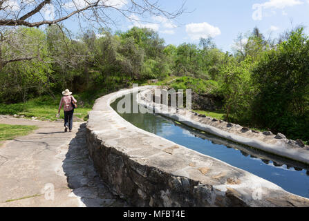 The Espada Aqueduct, an 18th century aqueduct in the San Antonio ...