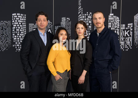 The actors Marc LIMPACH, Mai Duong KIEU, Paula BEER, Albrecht SCHUCH ...