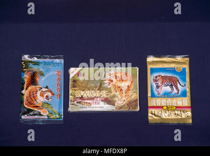 Tiger bone plasters used in Chinese medicine seized by German customs ...