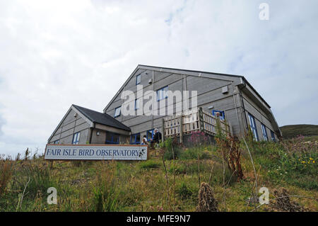 The new Fair Isle bird observatory on Fair Isle an island between ...