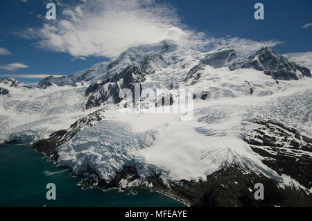 MT. PAGET (2934m) highest peak on island South Georgia Island, sub ...