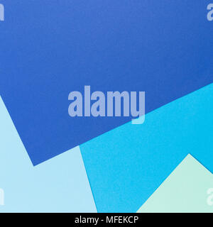 Color papers geometry flat composition background with yellow red and ...