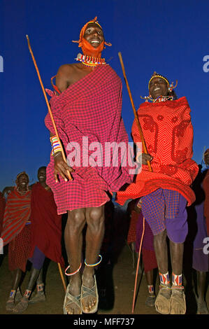 YOUNG MASAI MORAN (warrior youth) with ostrich feather headdress. Near ...