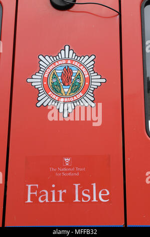 Scottish Fire & Rescue sign on Fire Station, Kinlochewe Stock Photo - Alamy
