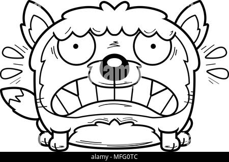 A cartoon illustration of a fox looking scared Stock Vector Image & Art ...