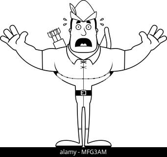 A cartoon Robin Hood looking scared Stock Vector Image & Art - Alamy