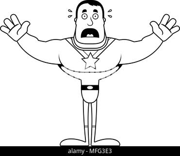 A cartoon superhero looking scared Stock Vector Image & Art - Alamy