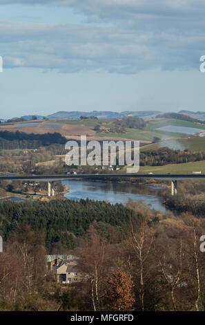 Friarton Bridge, M90 over the River Tay, Perth, Scotland, UK Stock ...