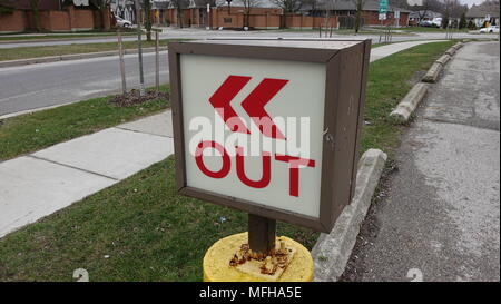 Various road signs, signage, etc. Indicates things you can and cannot ...