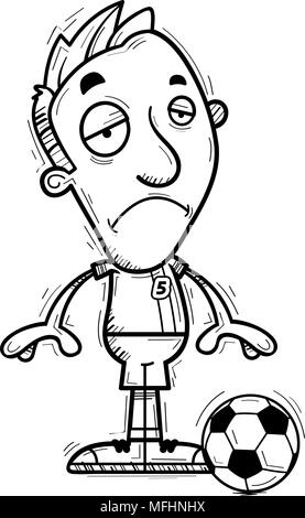 A cartoon soccer player looking sad Stock Vector Image & Art - Alamy