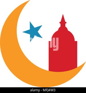 Star Mosque tower logo design. Islamic Logo designs concept Stock ...