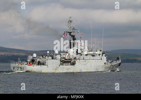 FS Commandant L'Herminier (F791), a D'Estienne d'Orves-class aviso ...