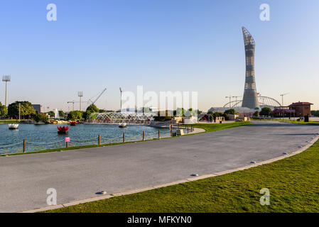 Aspire Park in Doha, Qatar Stock Photo - Alamy