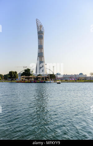 Aspire Park in Doha, Qatar Stock Photo - Alamy