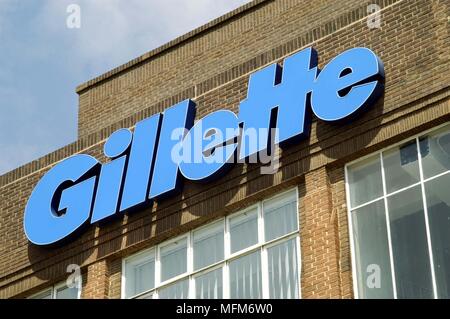 Gillette Building in West London. The building is on the A4 out of ...