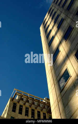 Low angle view of a skyscraper Ref: CRB416 10009 013 Compulsory Credit ...