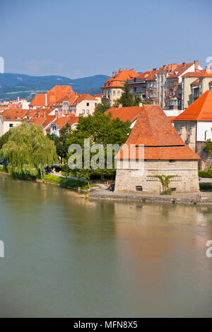 Skyline of Maribor city in the sunny day, Slovenia Stock Photo - Alamy