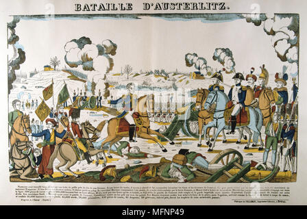 Battle of Austerlitz 2 December, 1805). Napoleonic Wars, Part of War of ...