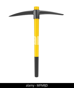 Pickaxe. 3D render illustration, isolated on white background Stock ...