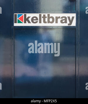 Keltbray logo outside demolition and construction work on an historic ...