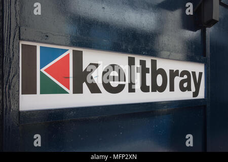 Keltbray logo outside demolition and construction work on an historic ...
