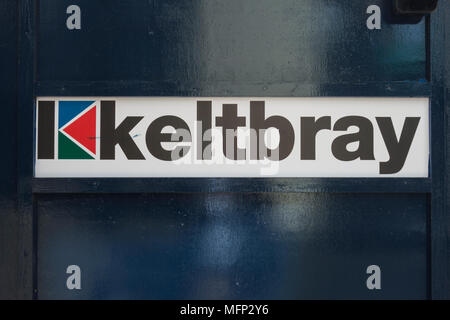 Keltbray logo outside demolition and construction work on an historic ...