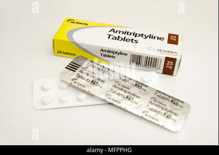amitriptyline tablets for depression & depressive disorders Stock Photo ...
