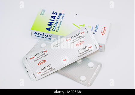 Amias (candesartan cilexetil) tablets for lowering high blood pressure ...