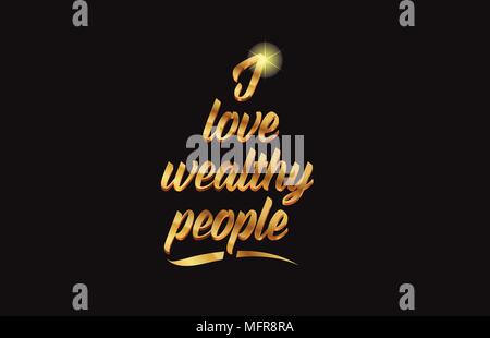 wealthy hand written word text for typography design in orange blue ...