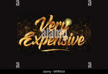 expensive gold word text with sparkle and glitter background suitable ...