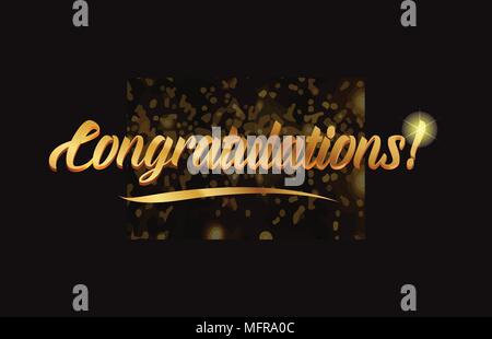 Card template with congratulations word Stock Vector Image & Art - Alamy