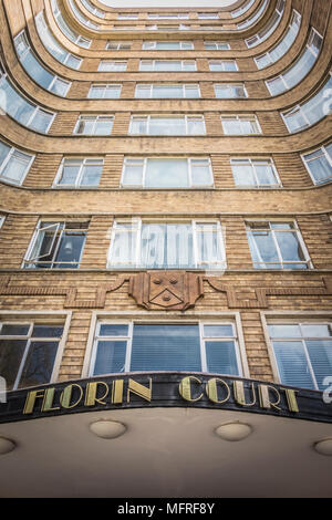 The exterior of Florin Court on Charterhouse Square, London, EC1, UK ...
