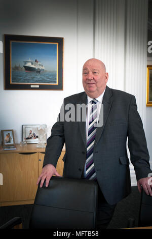The Mayor of Liverpool, Joe Anderson, pictured in his office at the ...