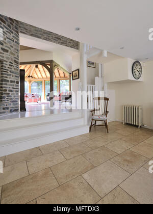 Period chair in spacious modern country style room Stock Photo - Alamy