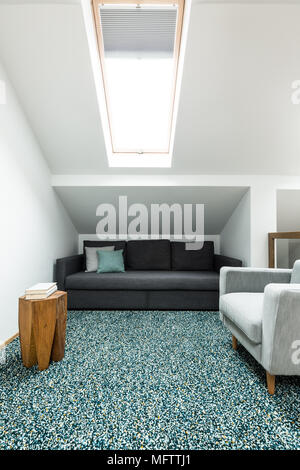 Roof Window in Modern Home Interior Stock Photo - Alamy