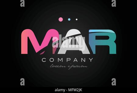 Letter MAR Logo, Three Letter Logo, Alphabet M A R Hexagon Shape Vector ...