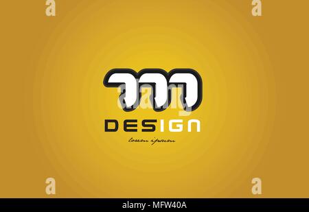 777 icon. Black background with white. Vector illustration Stock Vector ...
