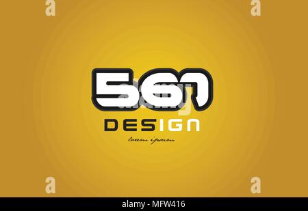 number 567 logo icon design with grunge texture and rainbow colored ...