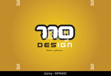 number 770 logo icon design with grunge texture and rainbow colored ...
