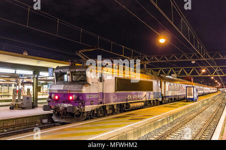 A double-decker high-speed TGV Duplex train in Atlantic livery from ...