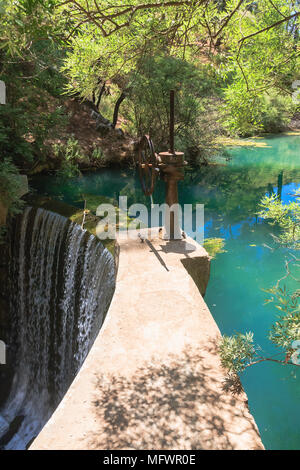 Seven Springs Waterfall, Rhodes Stock Photo - Alamy
