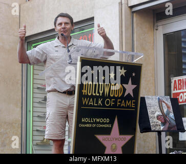 LOS ANGELES - APR 26: Wes Mannion at the Steve Irwin Star Ceremony on ...