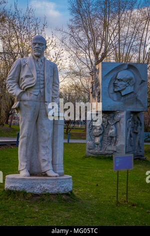 Statue of Lenin, Sculptures Park, Moscow, Russia, Europe Stock Photo ...