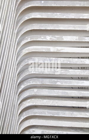 texture of plastic chairs. Close up Stock Photo - Alamy